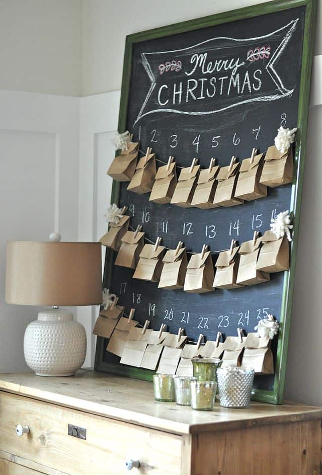 Easy Homemade Advent Calendars To DIY 31 Daily