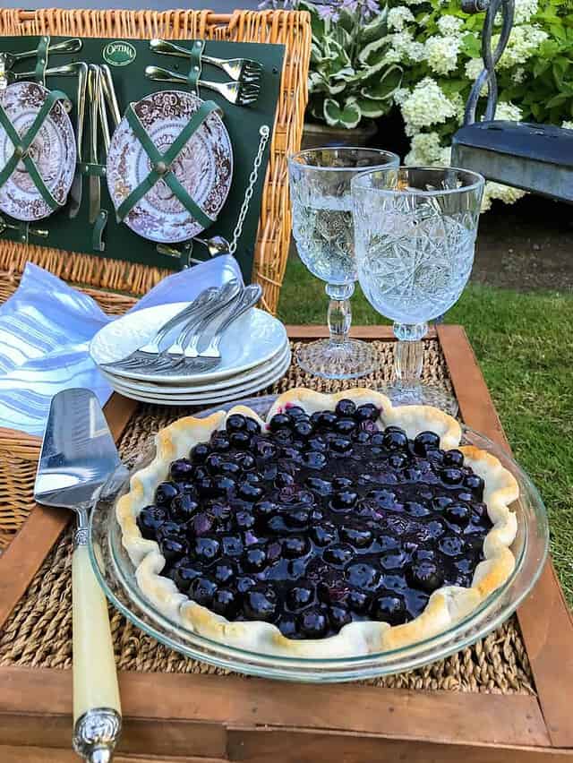 Open Face Blueberry Pie: Fresh and Easiest Pie Ever - 31 Daily