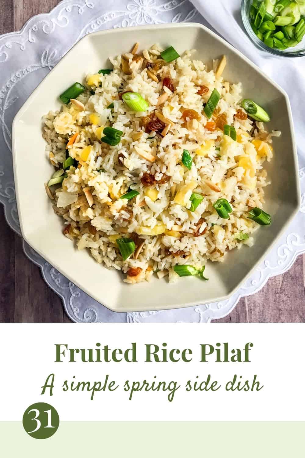 Fruited Rice Pilaf Recipe (Easy Easter Side Dish) - 31 Daily
