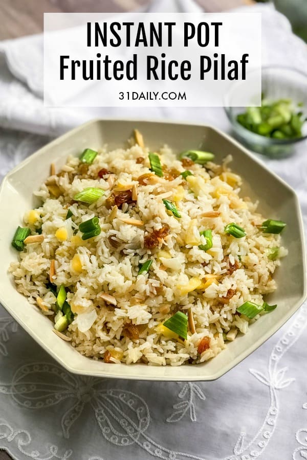 Fruited Rice Pilaf Recipe (Easy Easter Side Dish) - 31 Daily