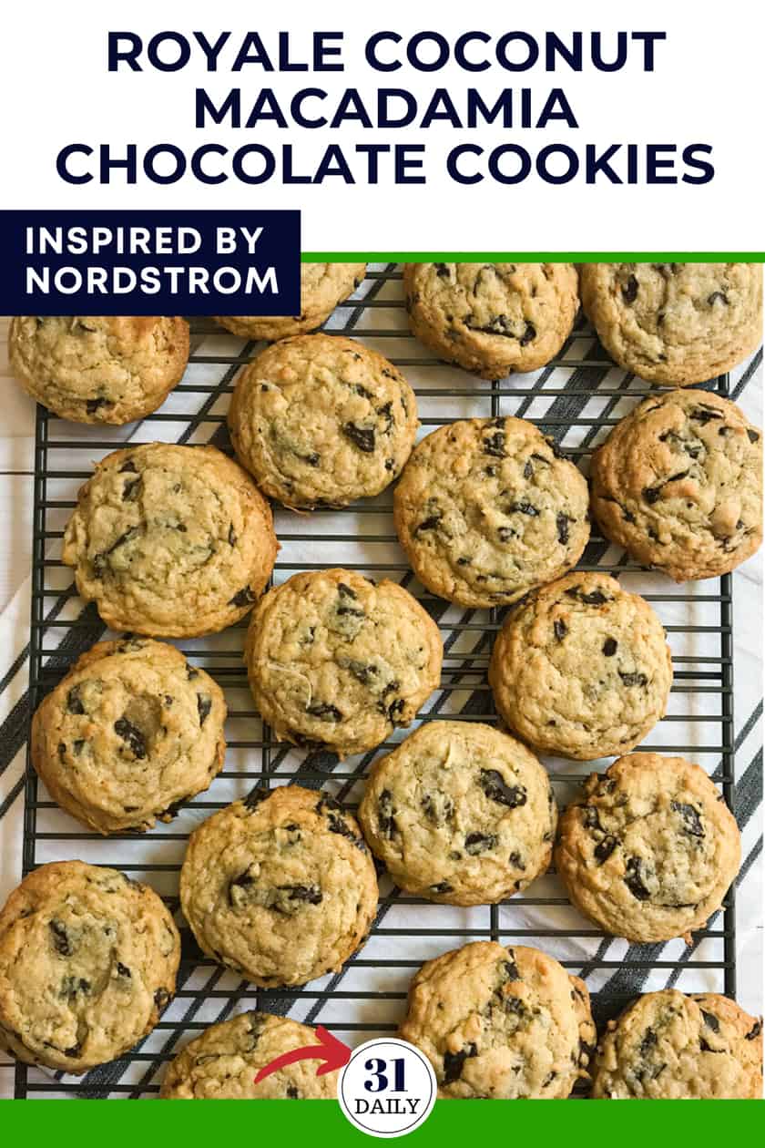 Nordstrom Royal Cookie Recipe | Coconut Royale Cookies - 31 Daily