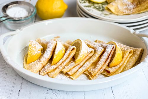 Irish Shrove Tuesday Pancakes with Lemon - 31 Daily