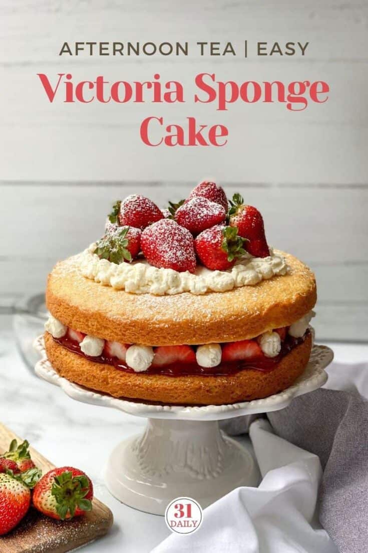 Victoria Sponge Cake Recipe: Rich in British Royal History - 31 Daily