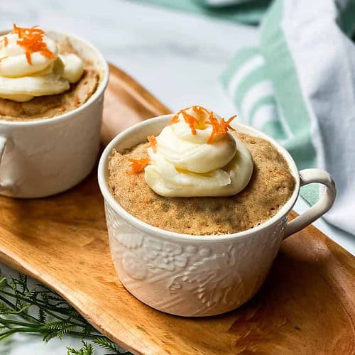 3 Minute Carrot Cake in a Mug - 31 Daily