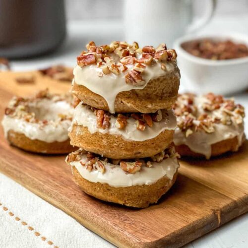 Baked Maple Donuts with Pecans - 31 Daily