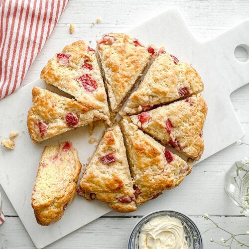 Buttermilk Strawberry Scone Loaf - 31 Daily