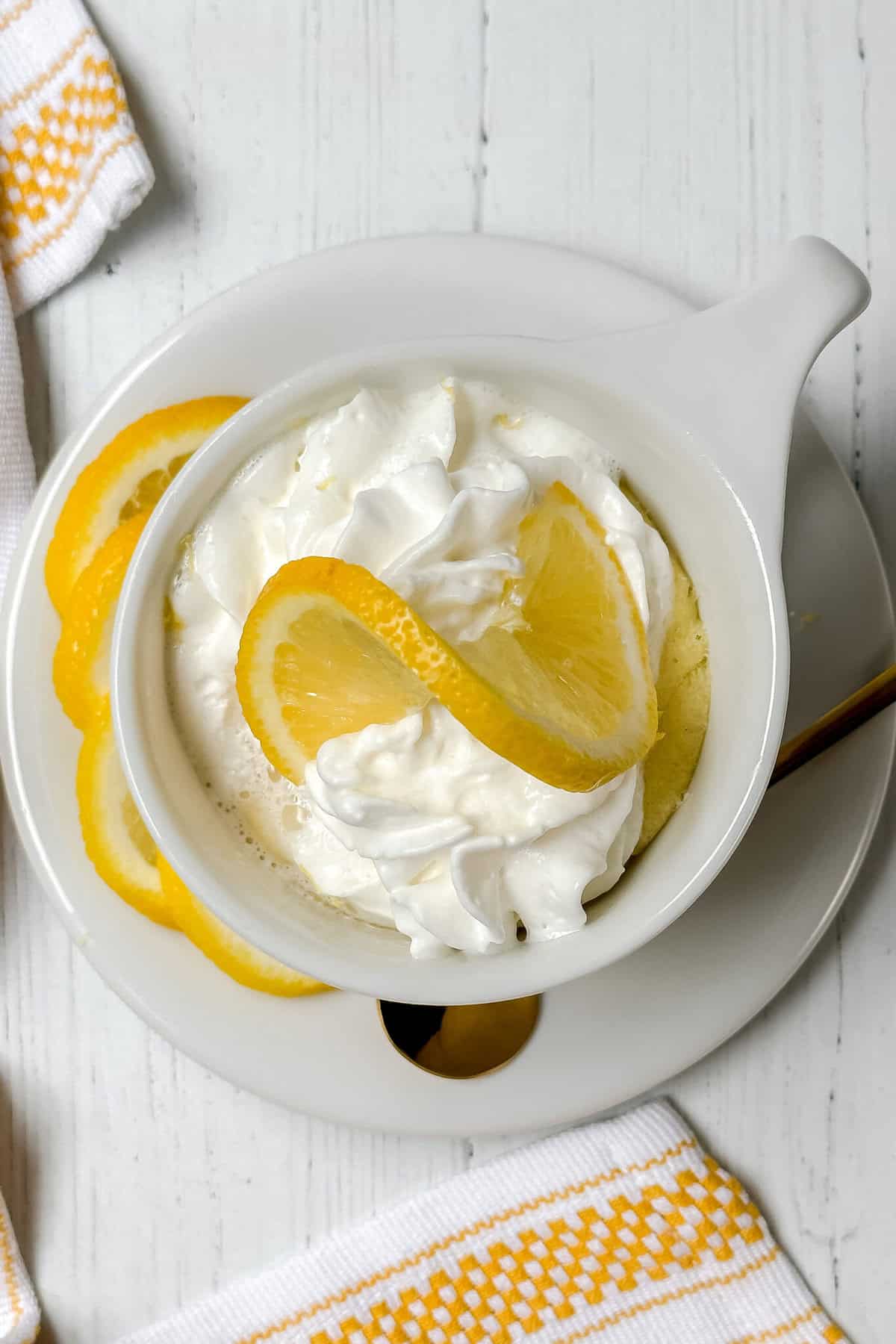 2 Minute Lemon Mug Cake - 31 Daily