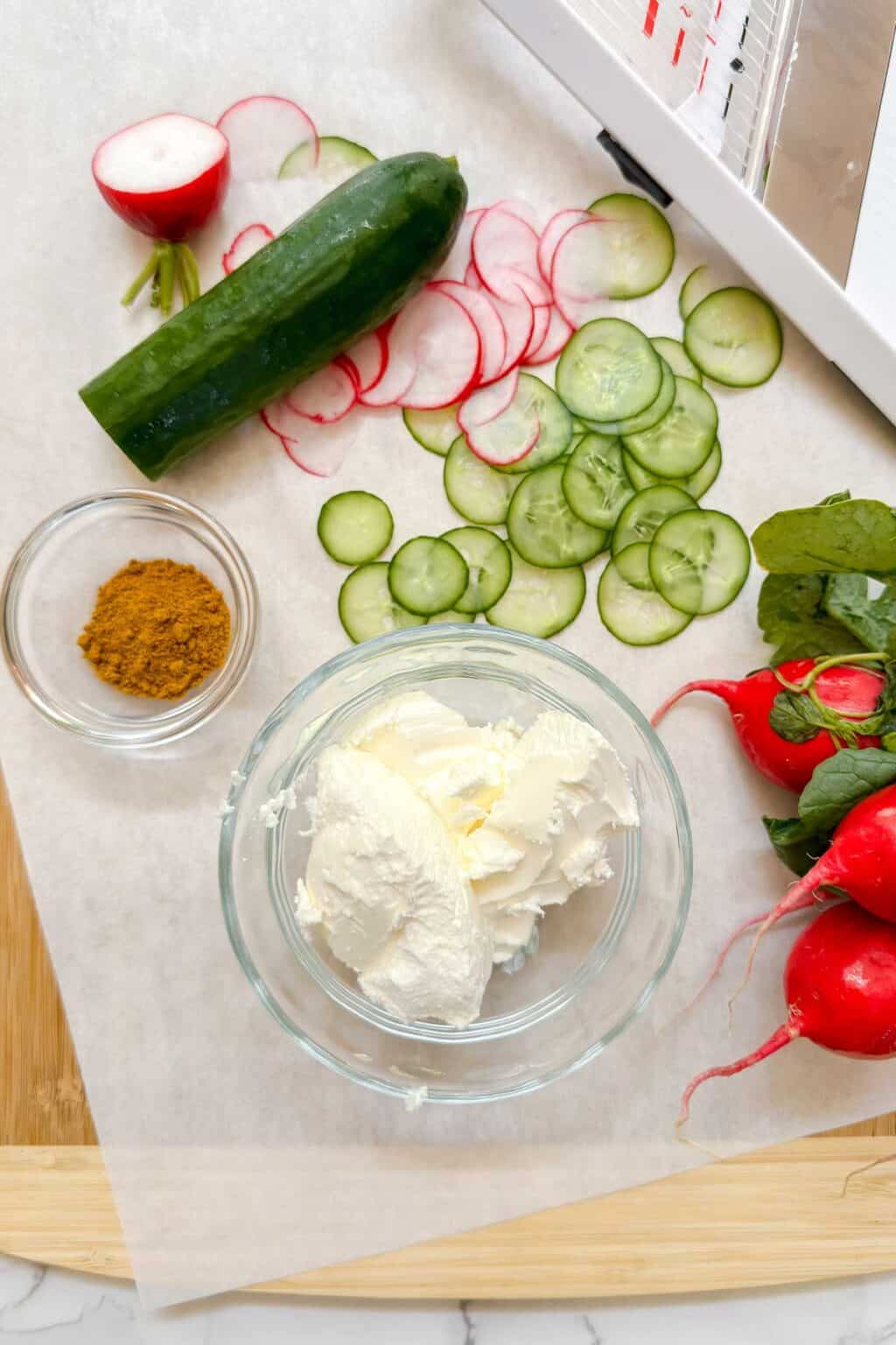 Radish and Cucumber Tea Sandwiches - 31 Daily