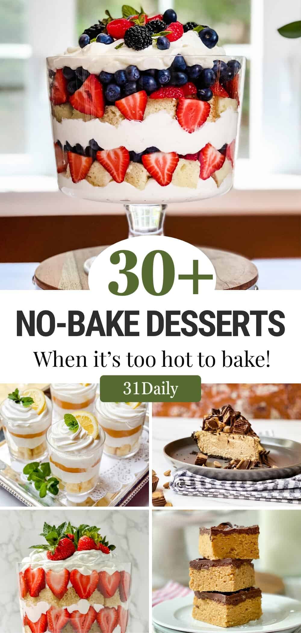Easy No-Bake Desserts - 31 Daily