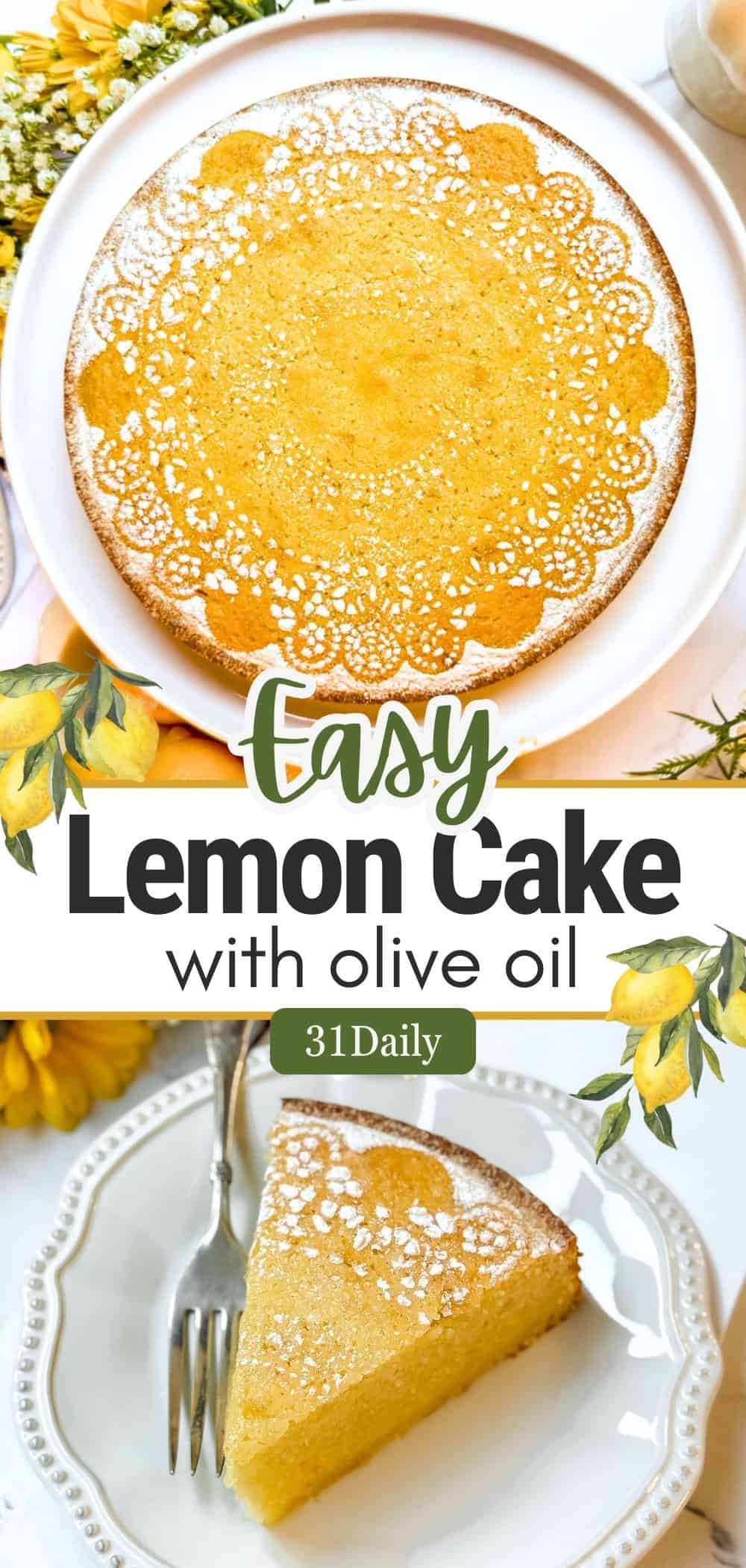 Easy Anytime Lemon Cake - 31 Daily