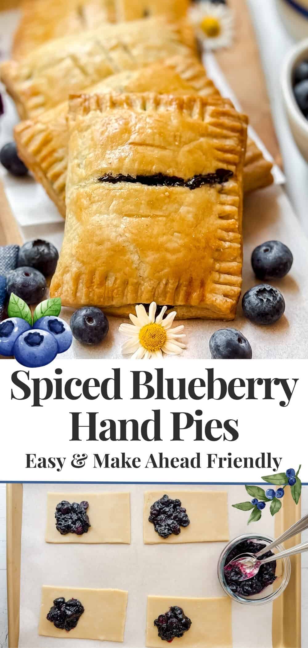 Spiced Blueberry Hand Pies - 31 Daily