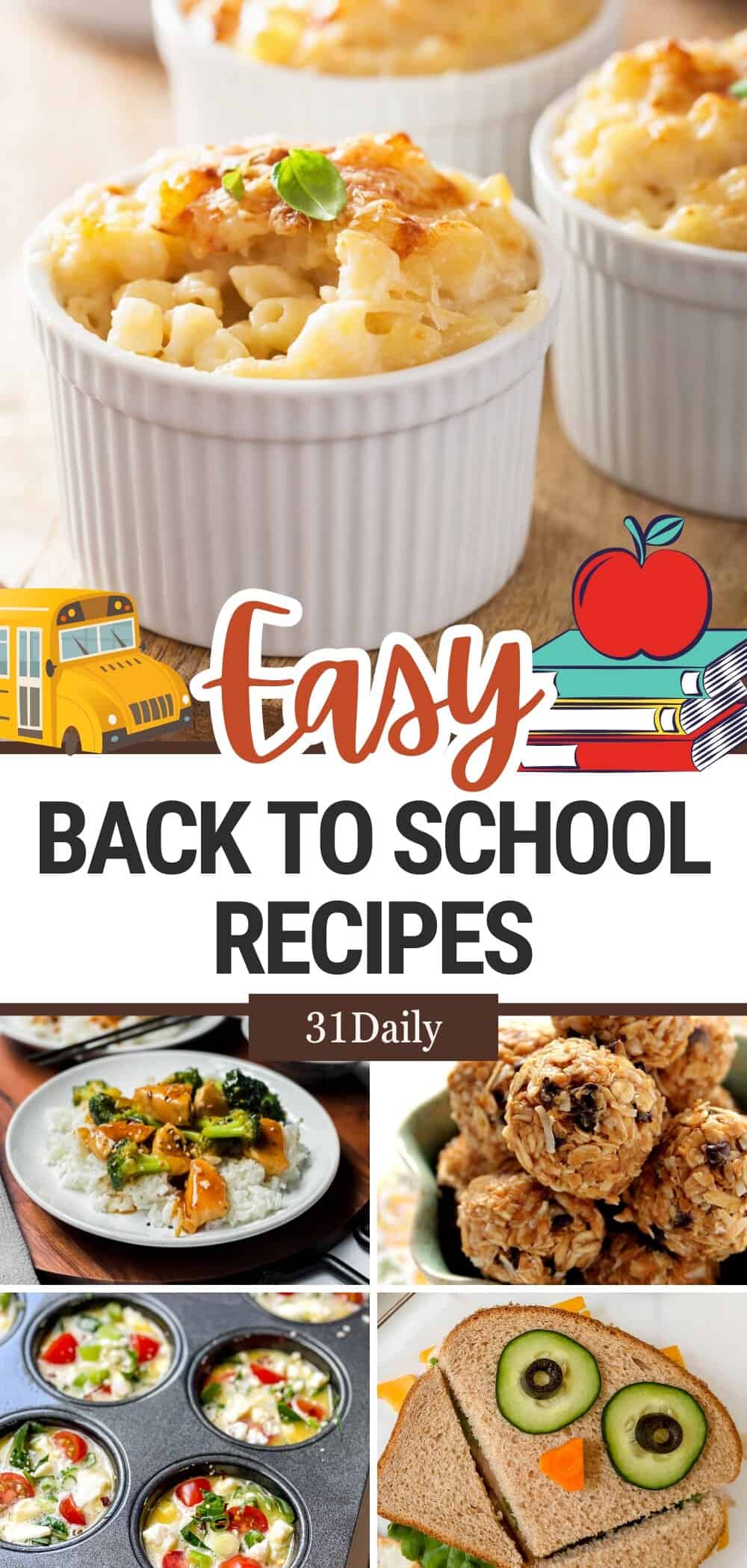 Back-to-School Recipes to Make Life Easier - 31 Daily