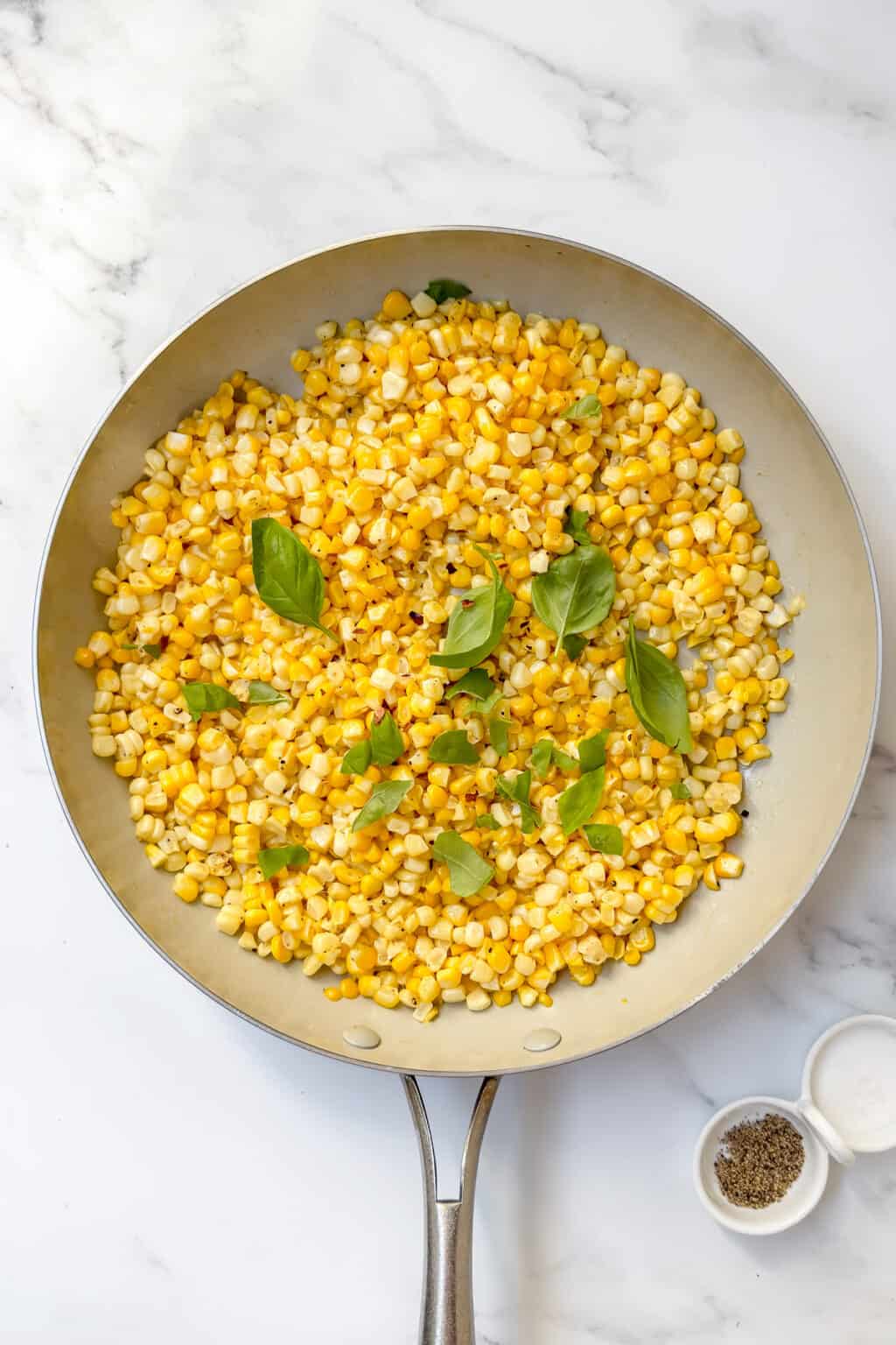 Easy Sauteed Corn with Basil and Butter (15 Minutes) - 31 Daily