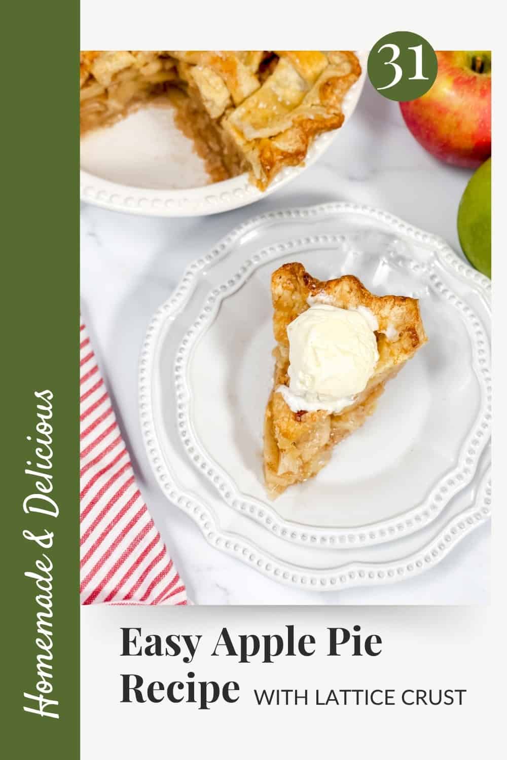 Apple Pie Recipe - 31 Daily